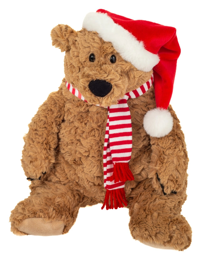 Hermann Teddy Howard Christmas Bear – Collectible Plush with Santa Hat ...