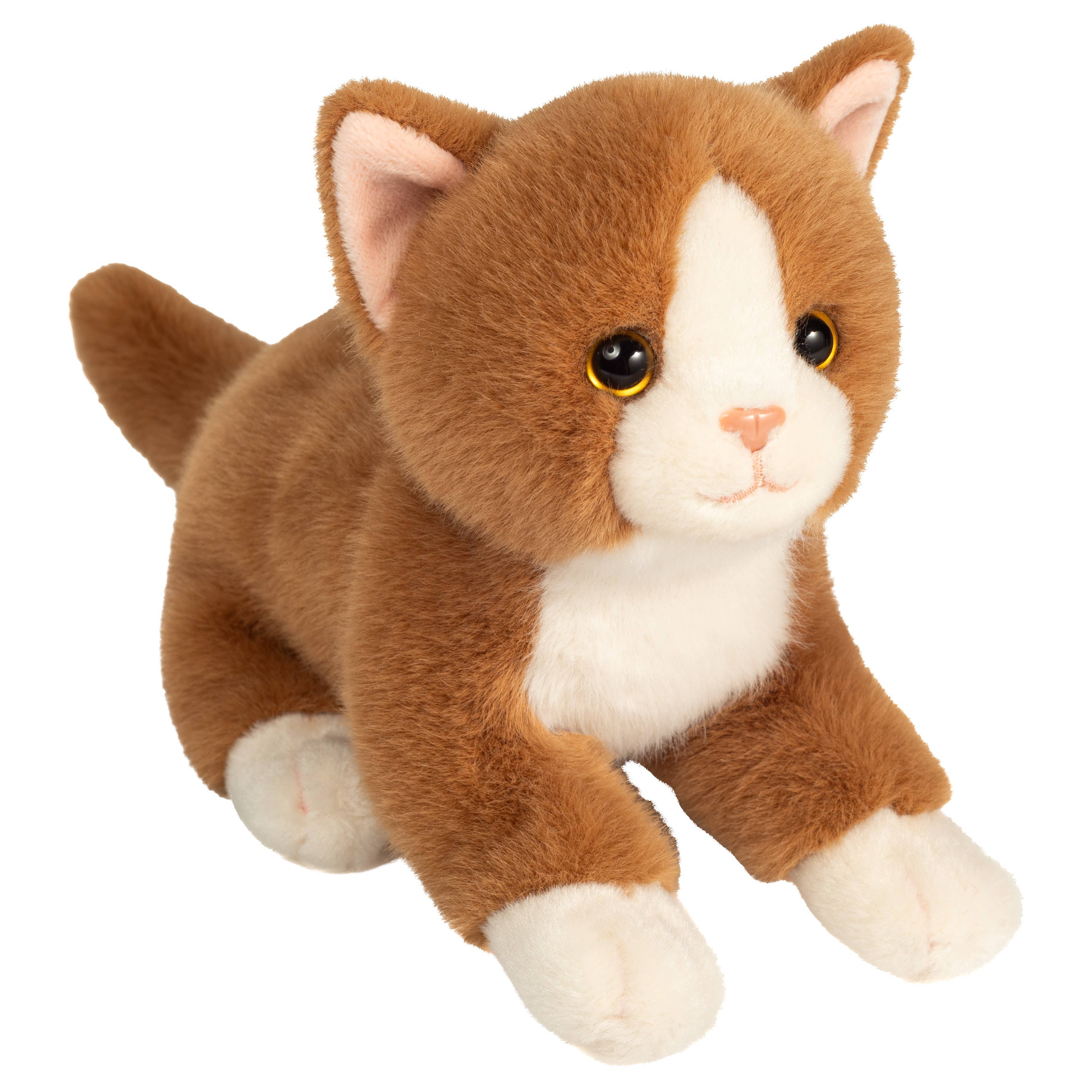 Miniature Soft Plush brown Cat by Teddy Hermann | Small Soft Toy – The ...