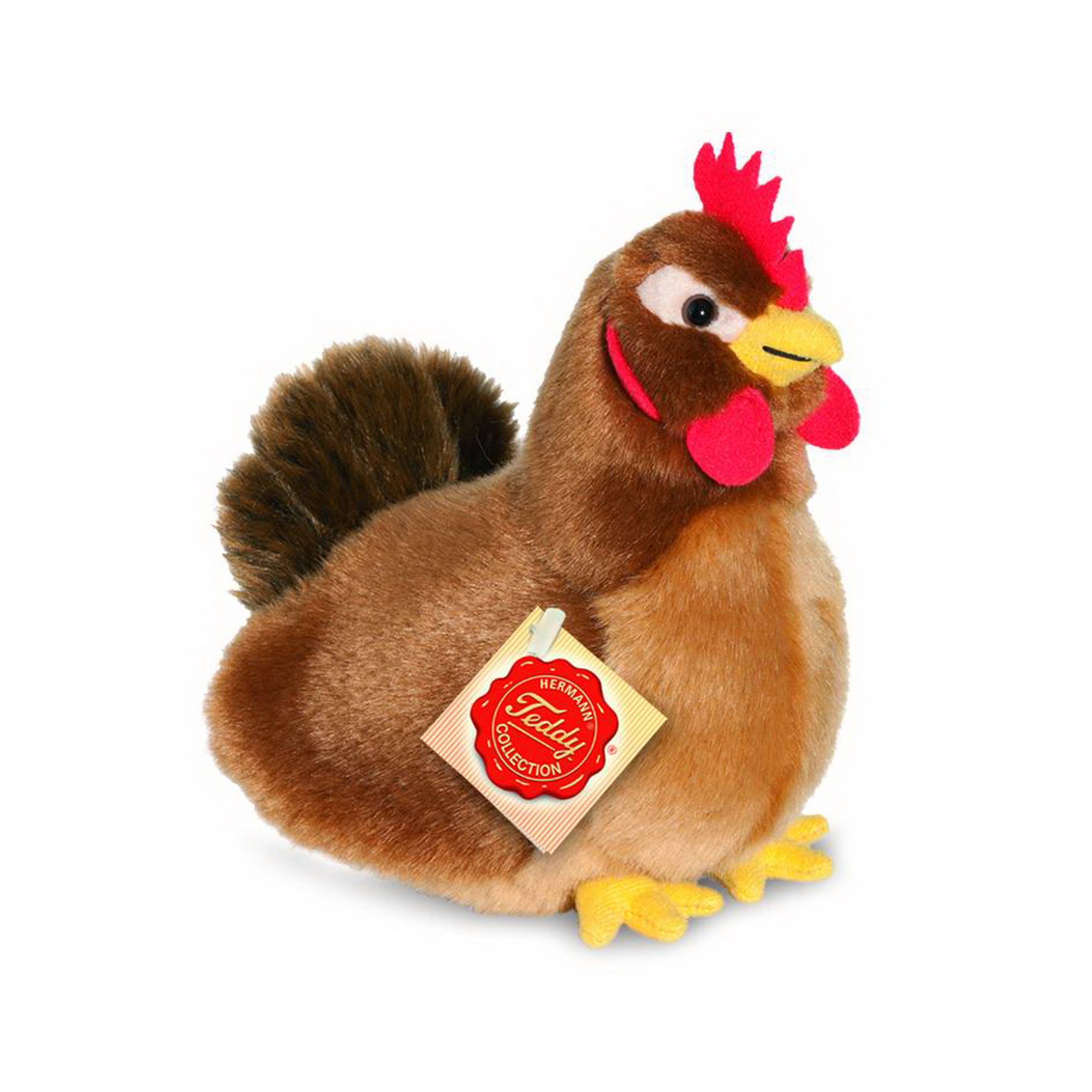 Teddy Hermann Soft Fluffy Hen | Plush Toy for Cuddles & Play – The ...